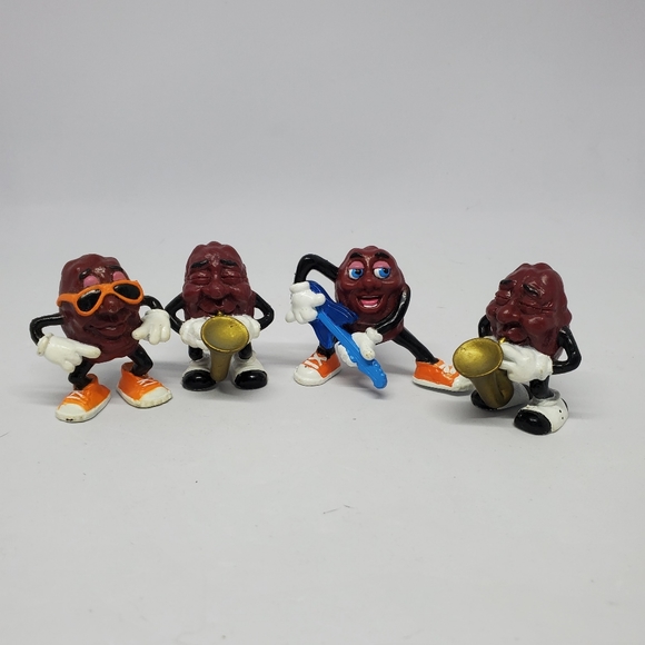 Calrab | Toys | Vintage Hardees California Raisins Figures Set Of 4 ...